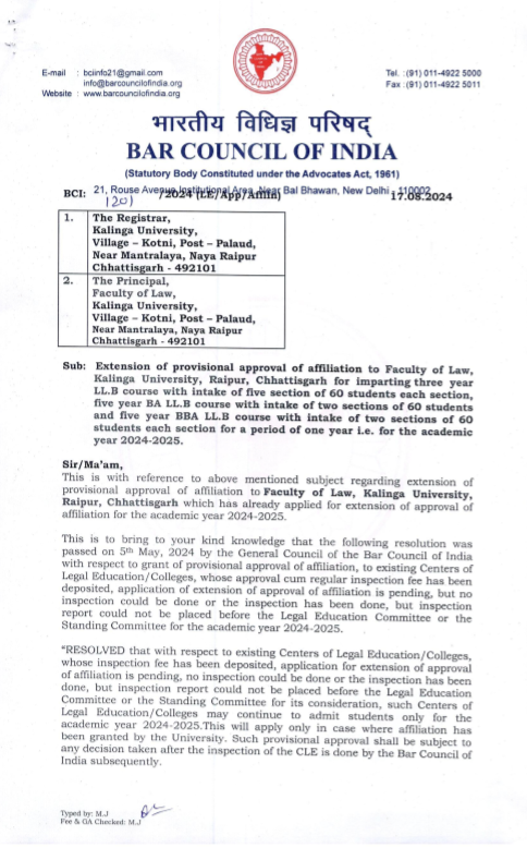 Kalinga University Raipur, Best University in Chhattisgarh UGC-approved